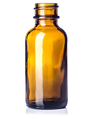 Amber Glass Bottles with Eye Droppers (2 oz, 2 pk) For Essential Oils, Colognes & Perfumes, Blank Labels Included