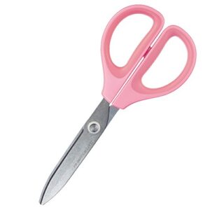 kokuyo saxa scissors, pink, standard blade, symmetrical handle for both right-hand and left-hand, japan import (hasa-280p)