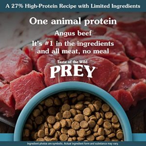 Taste of the Wild PREY ® Real Meat High Protein Limited Ingredient Dry Dog Food Grain-Free Recipe Made with Premium Real Ingredients That Provide High Amounts of Protein, Antioxidants, and Probiotics