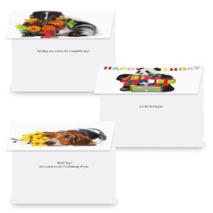 Current Big Bouquet Animal All Occasion Value Pack- Set of 20 (10 Designs), Large 5 x 7 Inch Cards, Birthday, Sympathy, Get Well, Friendship