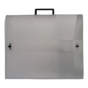 prat start 0 essential portfolio with handle, 23 x 31 x 1.5 inches, translucent (s0-1181)