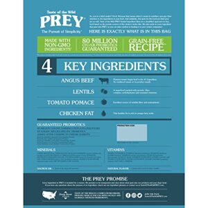 Taste of the Wild PREY ® Real Meat High Protein Limited Ingredient Dry Dog Food Grain-Free Recipe Made with Premium Real Ingredients That Provide High Amounts of Protein, Antioxidants, and Probiotics