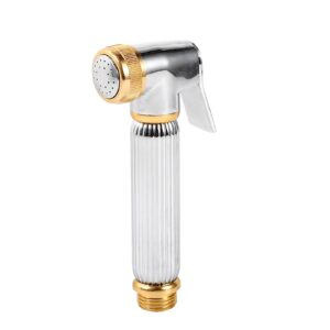 Handheld Bidet Sprayer, Bathroom Brass Shattaf Cloth Diaper Sprayer Toilet Spray Shower Head, Handheld Toilet Water Sprayer with Sprayer Function