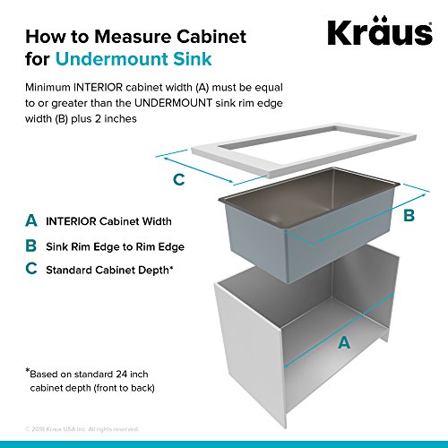 KRAUS 30-inch 16 Gauge Standart PRO Kitchen Sink Combo Set with Bolden 18-inch Kitchen Faucet and Soap Dispenser, Stainless Steel Chrome KHU100-30-1610-53SSCH