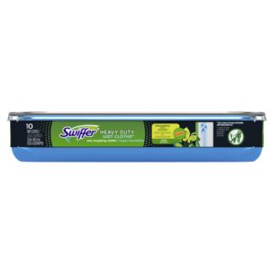 swiffer 1899954 sweeperwet heavy duty 10 x 8 in. cloth refill pad, 10 count