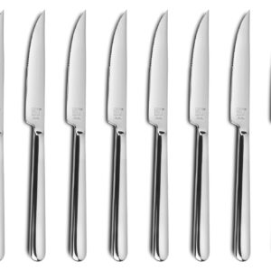 Zwilling J.A. Henckels Stainless Steel Steak Knife Set with Wood Presentation Box