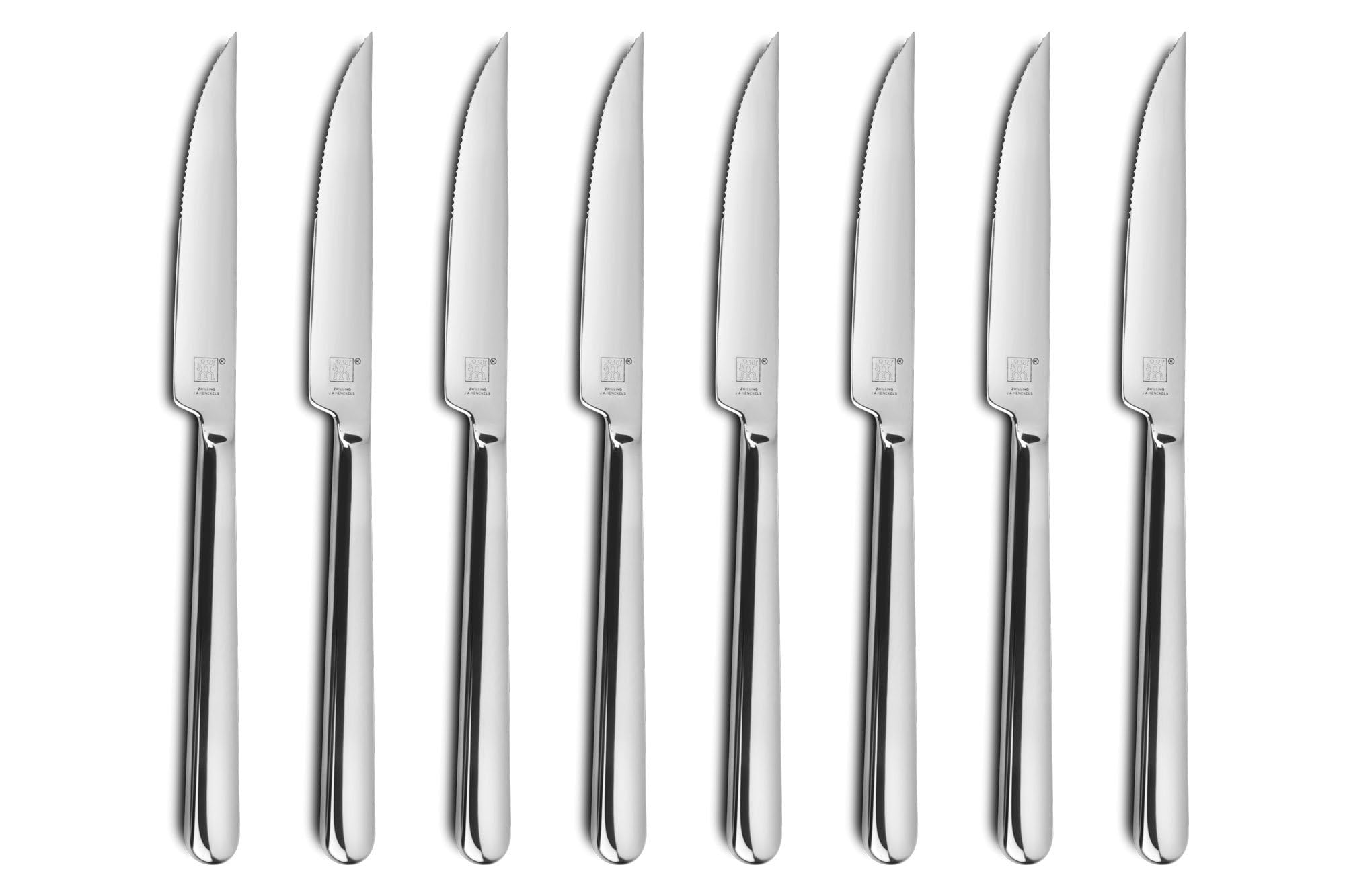 Zwilling J.A. Henckels Stainless Steel Steak Knife Set with Wood Presentation Box