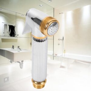 Handheld Bidet Sprayer, Bathroom Brass Shattaf Cloth Diaper Sprayer Toilet Spray Shower Head, Handheld Toilet Water Sprayer with Sprayer Function