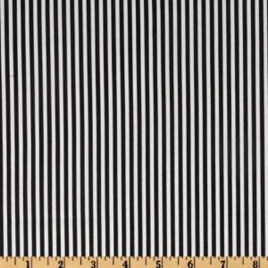 timeless treasures stripes black/white, fabric by the yard