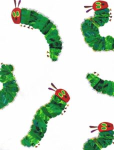 andover the very hungry caterpillar, white/green