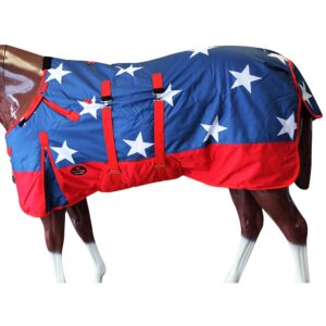 american flag 74 in hilason 1200d winter waterproof poly horse blanket belly wrap | horse blanket | horse