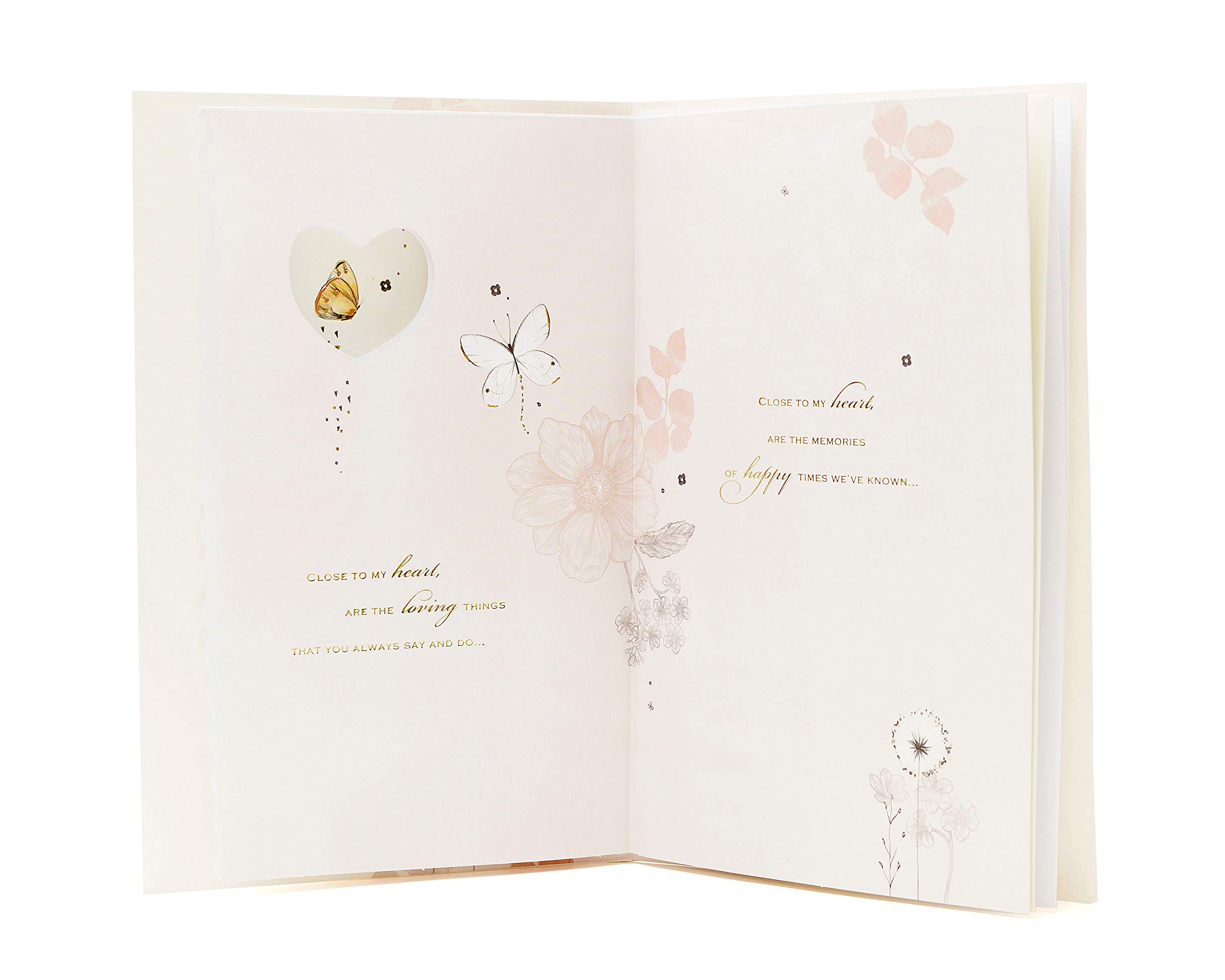 Wife Birthday Card - Birthday Card for Her - Sentimental Birthday Card - Butterfly Birthday Card