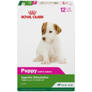 royal canin canine health nutrition puppy loaf in sauce canned dog food, 5.8 oz, (pack of 12)