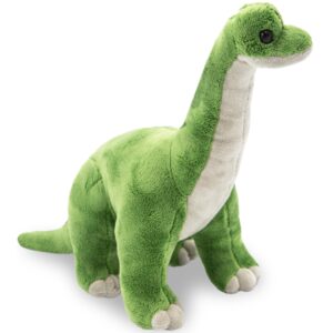 artcreativity big cozy plush brachiosaurus dinosaur - soft and cuddly stuffed animal pillow - cute standing design - nursery decoration idea - great gift for boys, girls, toddlers, babies