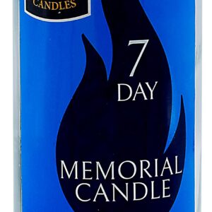 Ohr Candles Yahrzeit Memorial Candles - 7 Day Yahrzeit Candle - Yartzeit Candles Jewish Candles in Glass Tumbler