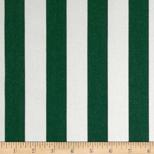 sunbrella mason stripe 5630-0000 forest green, fabric by the yard