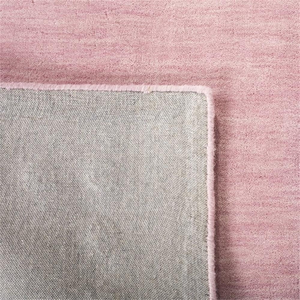 SAFAVIEH Kids Collection Area Rug - 8' x 10', Pink, Handmade Polka Dot Border Wool, Ideal for High Traffic Areas in Living Room, Bedroom (SFK802U)