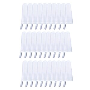 alfie pet - avent cotton pet dental finger brush - size: 30-piece set