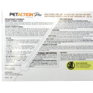 Pet Action Plus for Dogs, 8 Doses - 88 to 132 lbs.