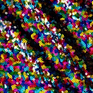 starlight sequined confetti multi, fabric by the yard