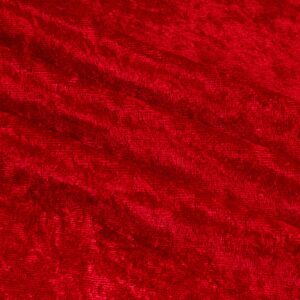 Stretch Panne Velvet Velour Red, Fabric by the Yard