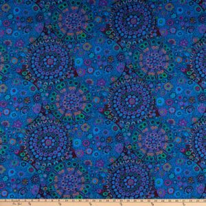 kaffe fassett millefiore blue, fabric by the yard