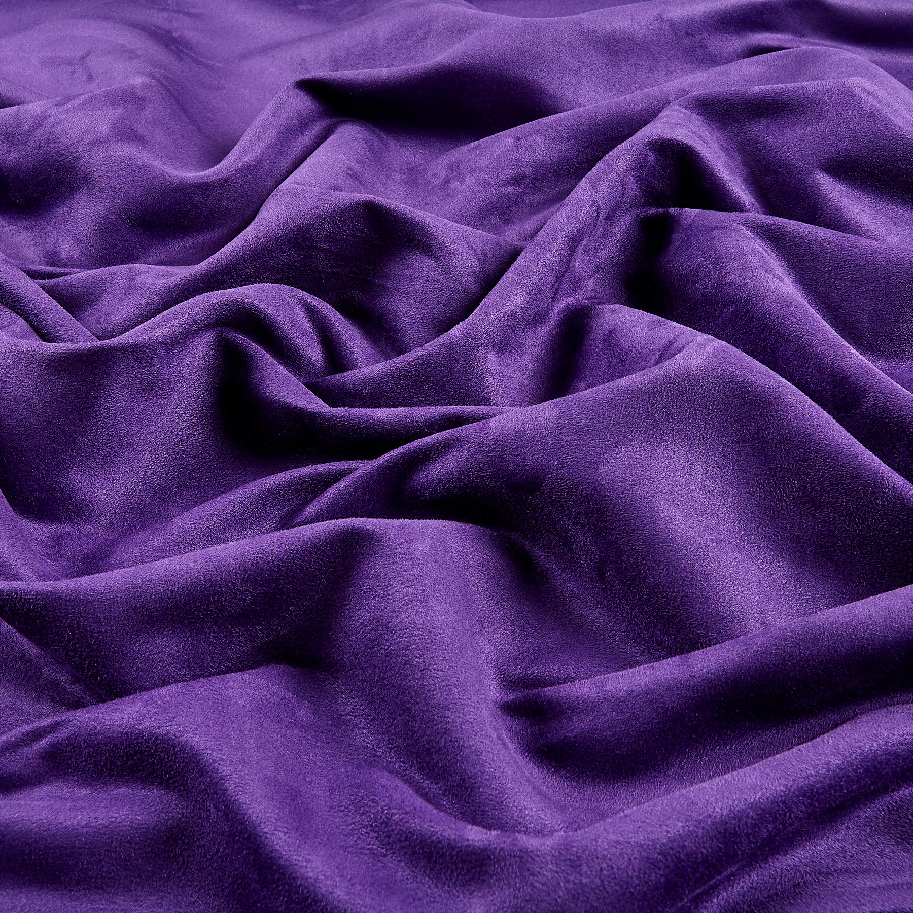 J. Allen Fabrics Grand Slam Suede, Purple Yard