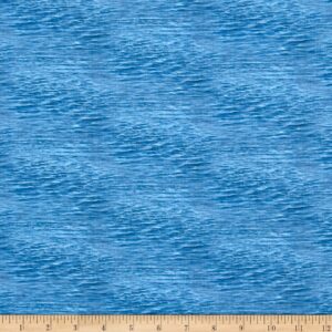 lake water blue, quilting fabric by the yard