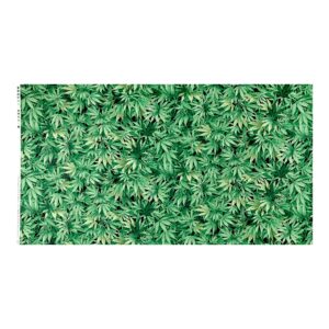 Timeless Treasures Cannabis Leaf Green, Fabric by the Yard