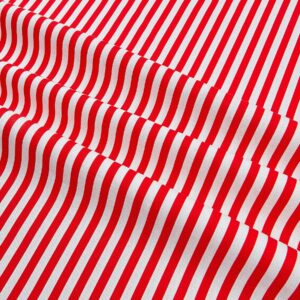 Stripe 1/4 Inch Color Red, Fabric by the Yard