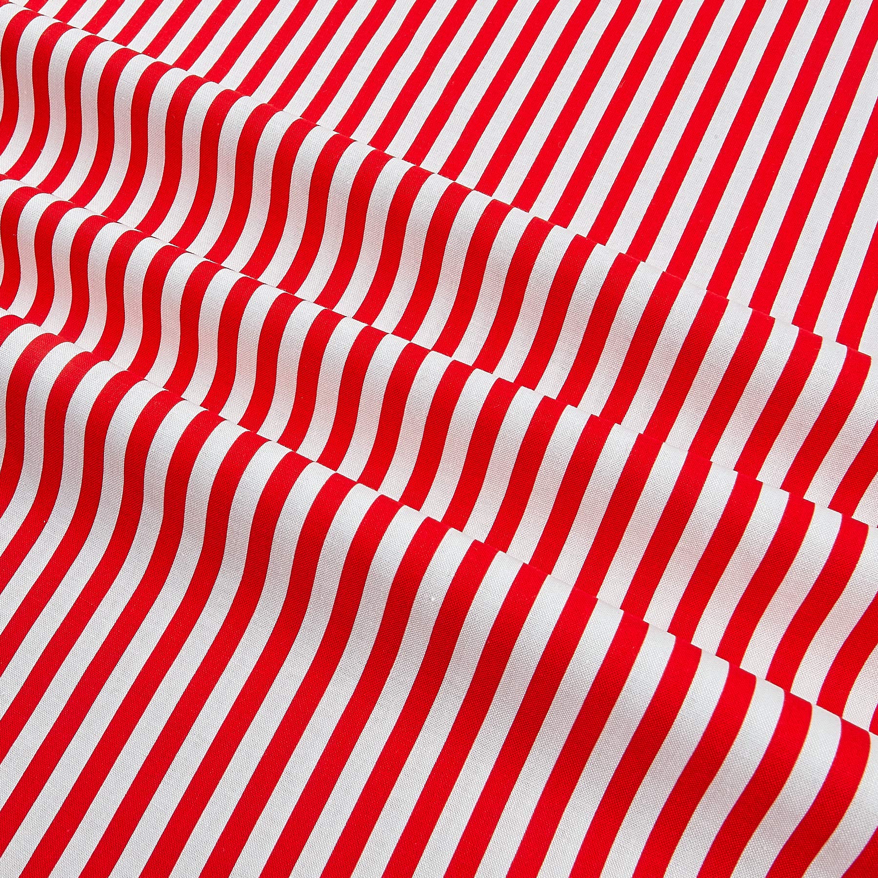 Stripe 1/4 Inch Color Red, Fabric by the Yard