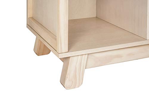 Babyletto Hudson Cubby Bookcase in Washed Natural