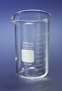 pyrex 1060-600cnea berzelius tall form 600 ml beaker graduated ea.