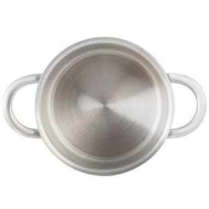 G.E.T. 4-80999 Stainless Steel Stainless Steel Mini Stock Pot with Lid Stainless Steel Specialty Servingware Collection