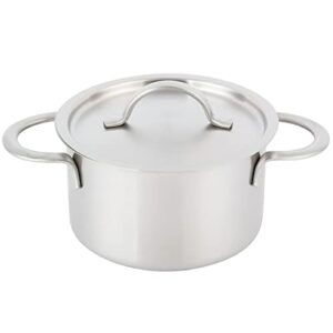 g.e.t. 4-80999 stainless steel stainless steel mini stock pot with lid stainless steel specialty servingware collection