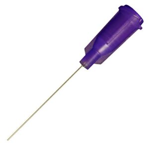 10-pieces 30 ga x 1" industrial blunt tip dispensing needle with luer lock