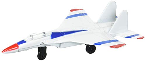 Hot Wings F-15 Eagle (Red, White Blue) with Connectible Runway Die Cast Plane