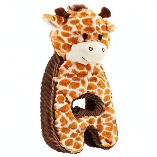 Outward Hound by Charming Pet Cuddle Tugs Giraffe Plush Squeaky Dog Toy