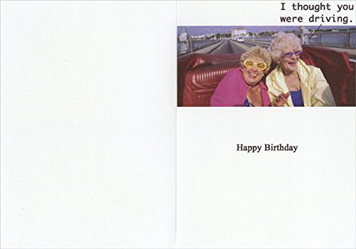 Where We Headed Recycled Paper Greetings Funny/Humorous Feminine Birthday Card for Her