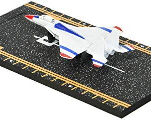 Hot Wings F-15 Eagle (Red, White Blue) with Connectible Runway Die Cast Plane