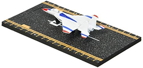 Hot Wings F-15 Eagle (Red, White Blue) with Connectible Runway Die Cast Plane