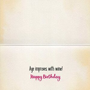 Women Drinking Wine Avanti Humorous/Funny Feminine Birthday Card for Her