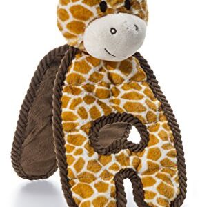 Outward Hound by Charming Pet Cuddle Tugs Giraffe Plush Squeaky Dog Toy