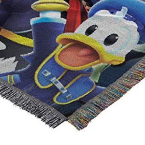 Northwest Kingdom Hearts, Ready for the Road, 48" x 60" Throw, Woven Tapestry Blanket