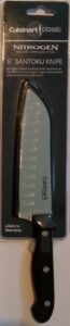 cuisinart classic 5" santoku knife with guard - nitrogen infused stainless steel - c77trn2-5san