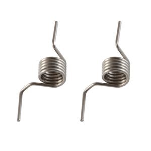 2 pack refrigerator spring for kenmore elite compatible with 795.741053.010 795.71063.011 counter clockwise wound door repair french heavy duty steel