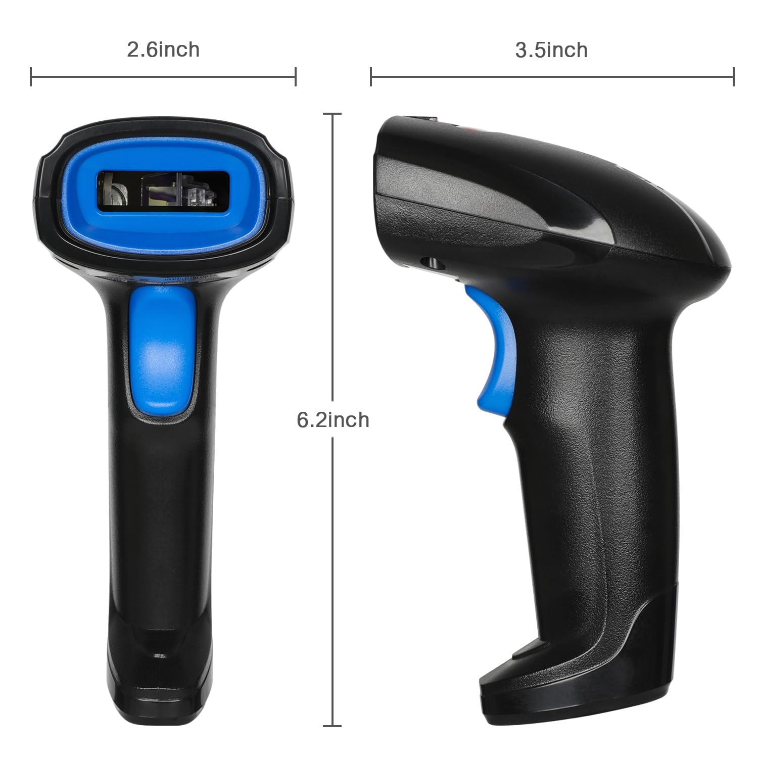 Esup Barcode Scanner USB Barcode Scanner Wired Handheld Laser Barcode Reader (USB Barcode Scanner)