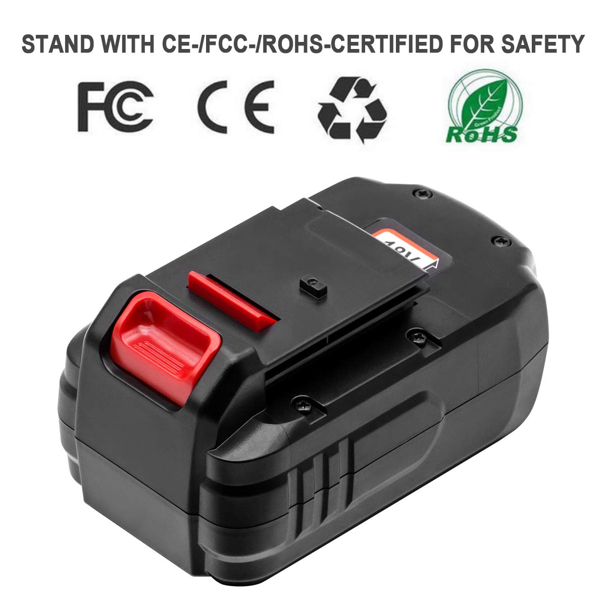 KINGTIANLE Battery for Porter Cable PC18B: Replacement Drill Batteries PCC489N Volt Tools Charger PCMVC 18V Ni-MH 5.0Ah 2 Packs