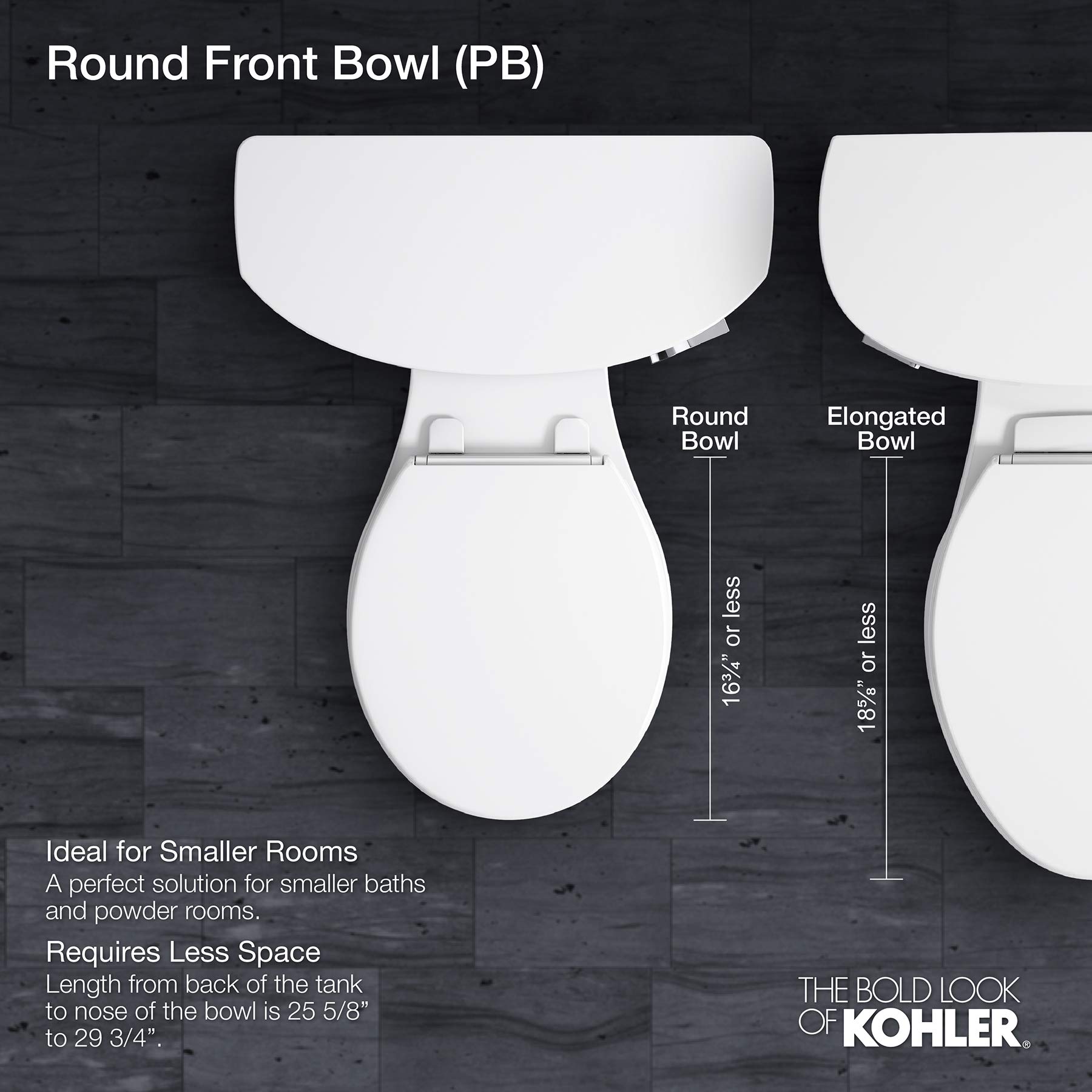 KOHLER 5481-U-96 Highline Toilet, Biscuit