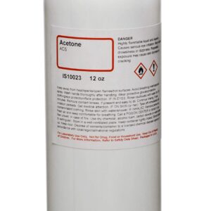 ALDON Innovating Science Anhydrous Acetone, 12oz - ACS Grade - 100% Acetone - Pure Acetone - The Curated Chemical Collection